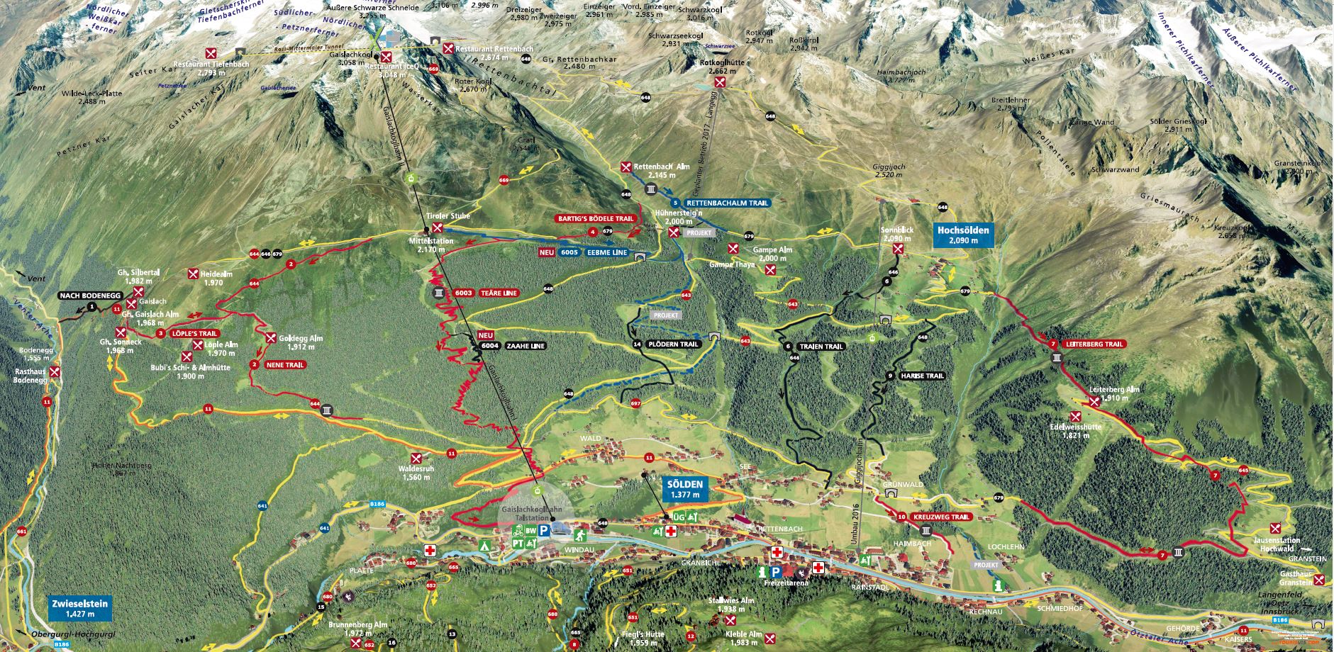 Bike Republic Sölden im Ötztal - Trails - Lines - Flowtrails - RIDE ON ...